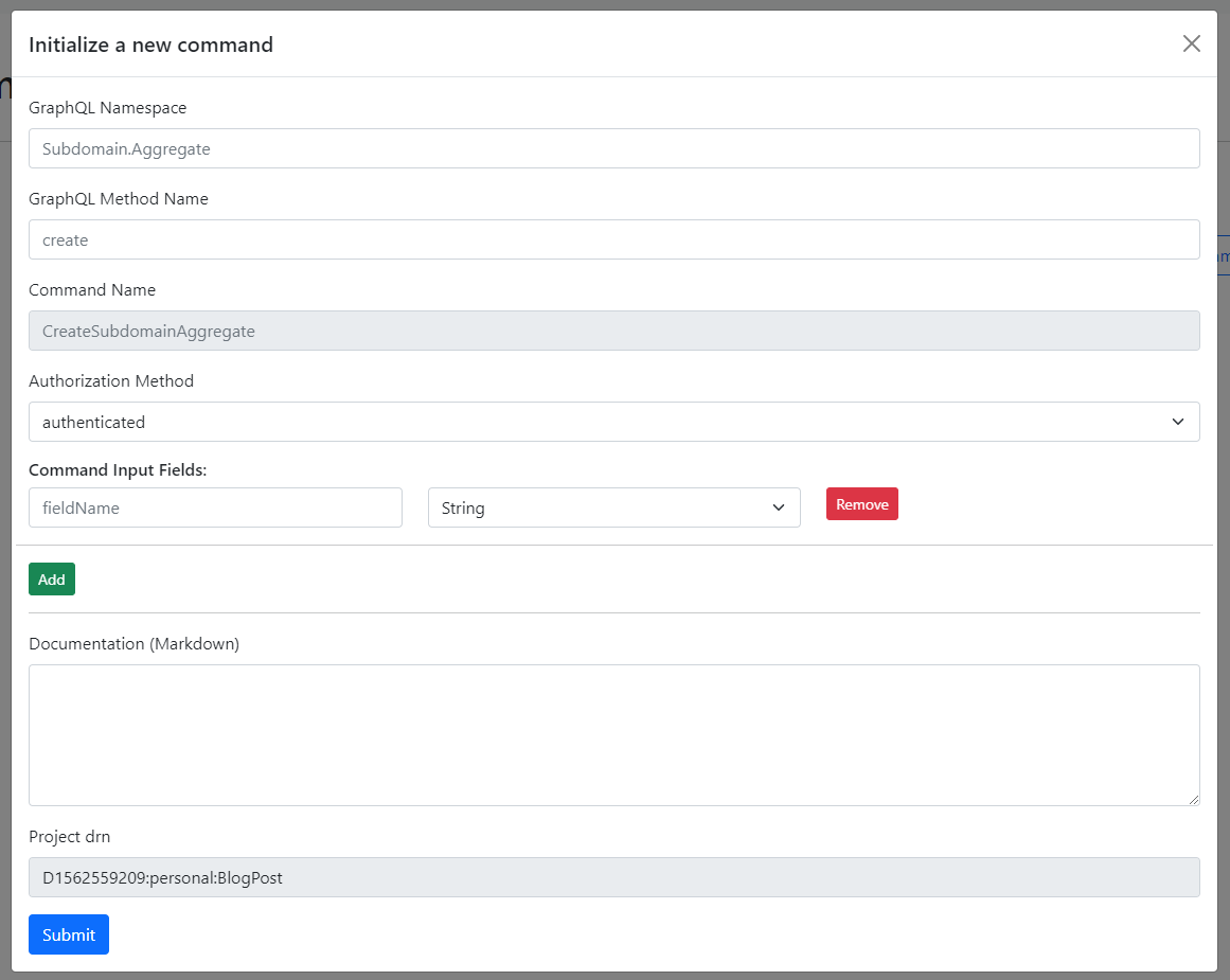 Modeling in Tracepaper: Commands